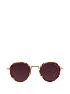 Dita Artoa.82x Oval-frame Sunglasses - Brown