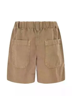 Brunello Cucinelli Patch-pocket Mini Shorts - Brown