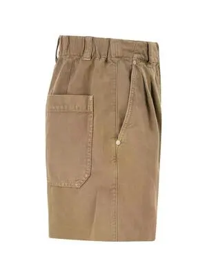 Brunello Cucinelli Patch-pocket Mini Shorts - Brown