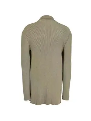 FERRAGAMO Ribbed Knit Sweater Cardigan Set