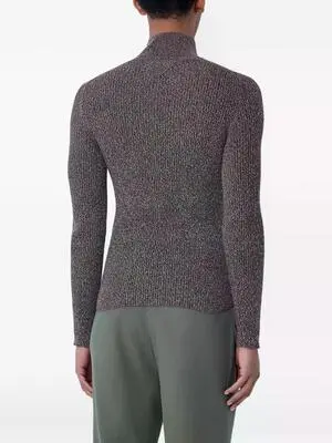 Prada High-neck Zip Sweater