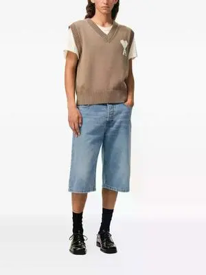 AMI Paris Five-pocket Bermuda Shorts - Blue