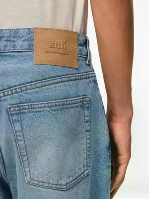 AMI Paris Five-pocket Bermuda Shorts - Blue