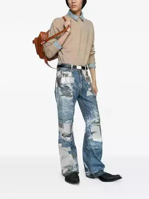 Acne Studios Ripped Patchwork Jeans