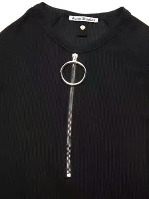 Acne Studios Zip Short-sleeve Top
