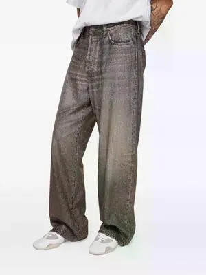 Acne Studios Patch Embellished Baggy Jeans