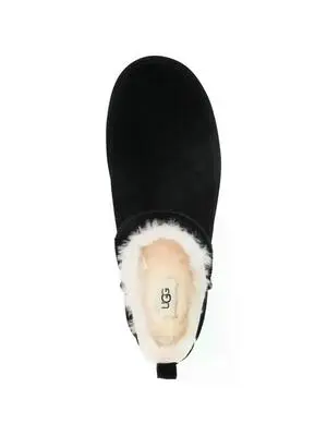 UGG Classic Micro Suede Slippers - Black