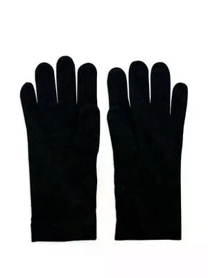 Eric Bompard Cashmere Knitted Gloves - Black