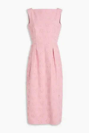Erdem Embroidered Woven Midi Dress