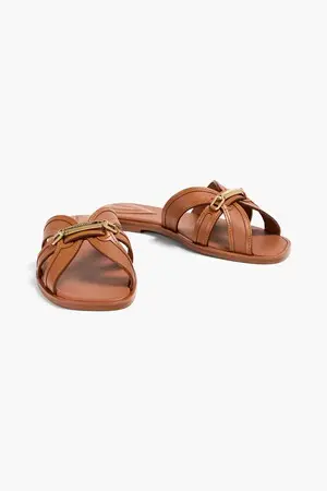 Zimmermann Embellished Leather Sandals