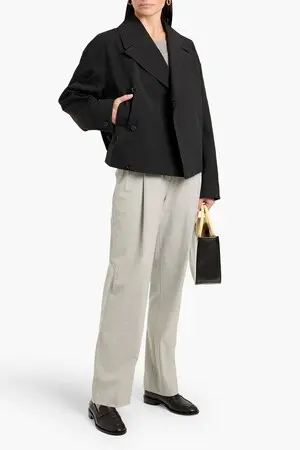 Loulou De Saison Coen Cotton Jacket - Black