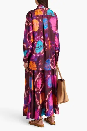Zimmermann Tiedye Silk Habotai Shirt