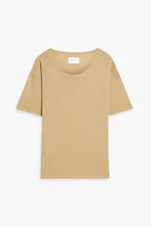 Loulou De Saison Ezra Slub Jersey Tshirt - Sand