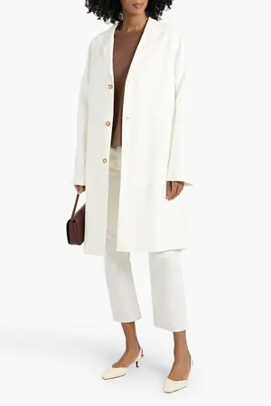 Loulou De Saison Menja Twill Coat - Ivory