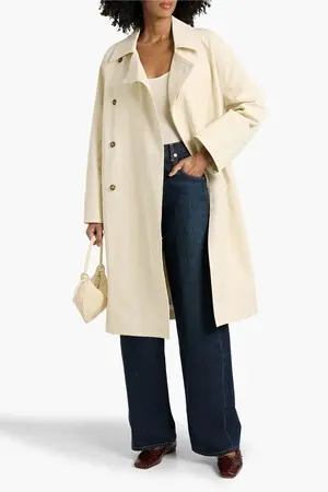 Loulou De Saison Alex Double-breasted Cotton Trench Coat