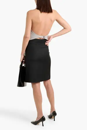 Loulou De Saison Ingrid Wool-twill Skirt