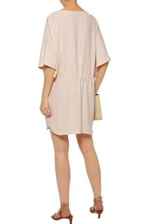 IRO PARIS Arbutus Gathered Crepe Mini Dress