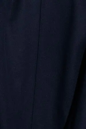 Max Mara Wool And Angorablend Coat - Midnight Blue