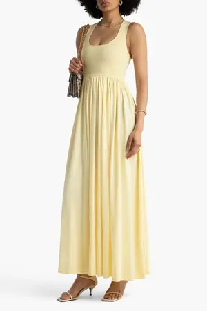 Zimmermann Metallic Jersey Maxi Dress