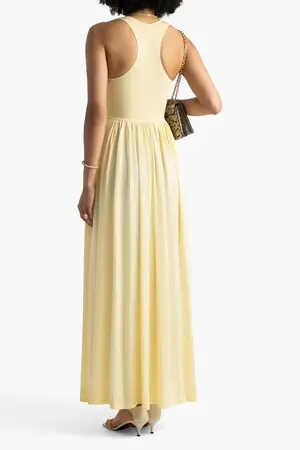 Zimmermann Metallic Jersey Maxi Dress