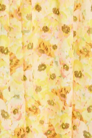 Zimmermann Floral-print Linen Midi Dress With Open Back