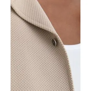 REISS Cedric Textured Stretch-woven Shirt - Stone