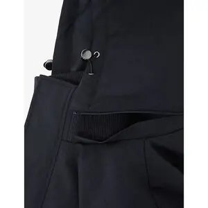 REISS Hooded Zip-through Padded Woven Coat - Navy