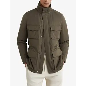 REISS Cotton-blend Padded Jacket