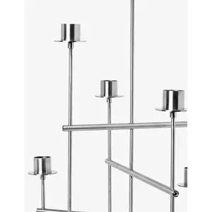 FERM LIVING Elysia Stainless- Candelabra 41.7cm