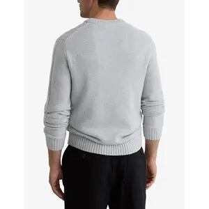 REISS Beech Knitted Wool-blend Jumper - Soft Grey