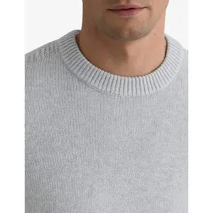 REISS Beech Knitted Wool-blend Jumper - Soft Grey
