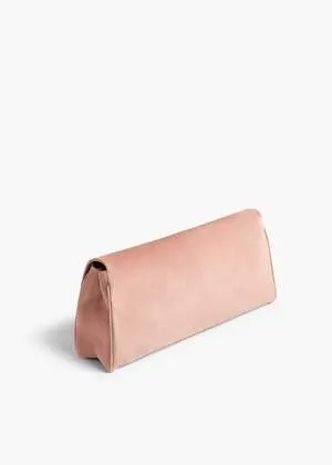 Khaite Audrey Clutch - Dusty Pink