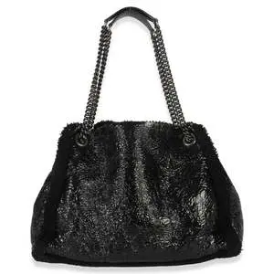 Gucci Patent Shearling Soho Hobo