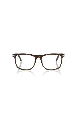 TOM FORD 56mm Square Eyeglasses - Tortoise