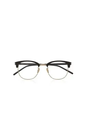 Saint Laurent 51mm Round Optical Glasses - Black