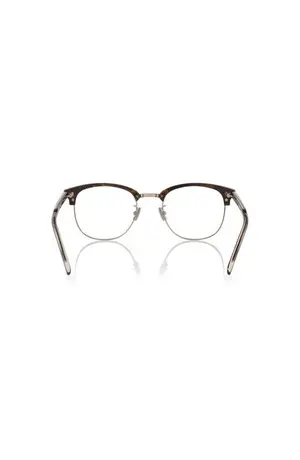 Saint Laurent 51mm Round Eyeglasses