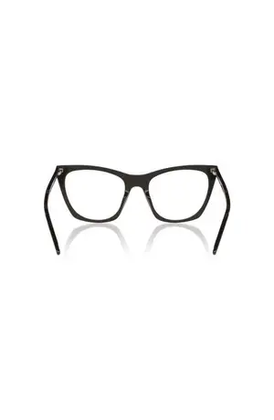 Saint Laurent 55mm Cat Eye Optical Glasses - Black