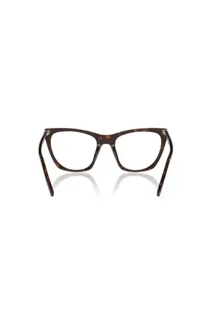 Saint Laurent 55mm Cat Eye Optical Glasses - Tortoise