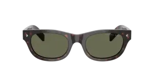 Prada Sunglass Pr C09sf - Green Polarized