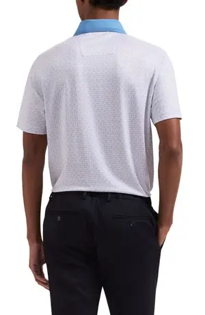 Bugatchi Three-button Performance Polo