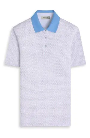 Bugatchi Three-button Performance Polo