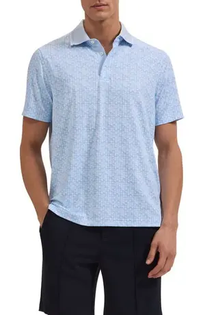 Bugatchi Three-button Performance Polo