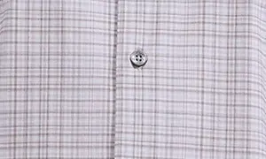 Bugatchi James Ooohcotton® Plaid Button-up Shirt - Limestone