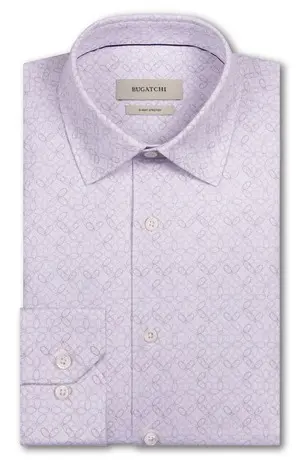Bugatchi James Ooohcotton® Geo Floral Button-up Shirt