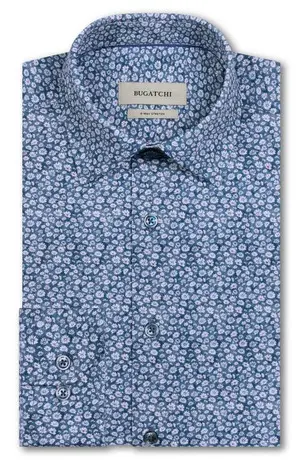 Bugatchi James Ooohcotton® Daisy Print Button-up Shirt
