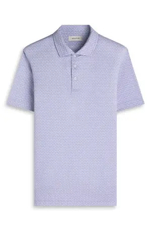 Bugatchi Victor Ooohcotton® Palm Tree Print Polo - Lavender