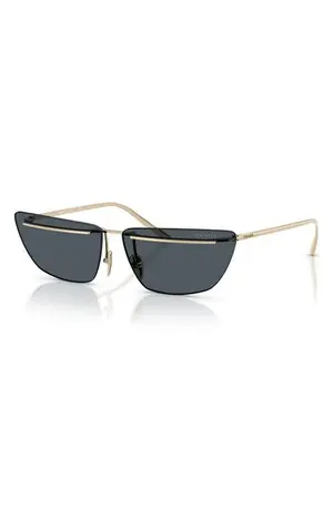 Prada 64mm Oversize Butterfly Sunglasses