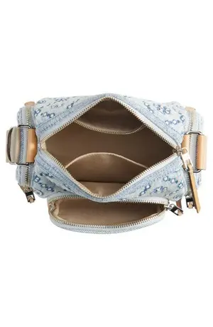 Tory Burch T Monogram Denim Pocket Crossbody Bag