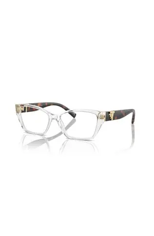 Tiffany & Co. 52mm Rectangle Optical Eyeglasses - Transparent