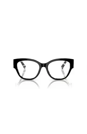 Dolce & Gabbana 51mm Butterfly Eyeglasses - Black